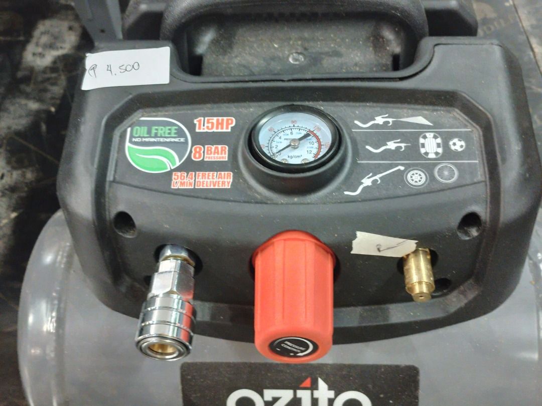 Ozito 6L 1.5HP Air Compressor, Commercial & Industrial, Construction ...