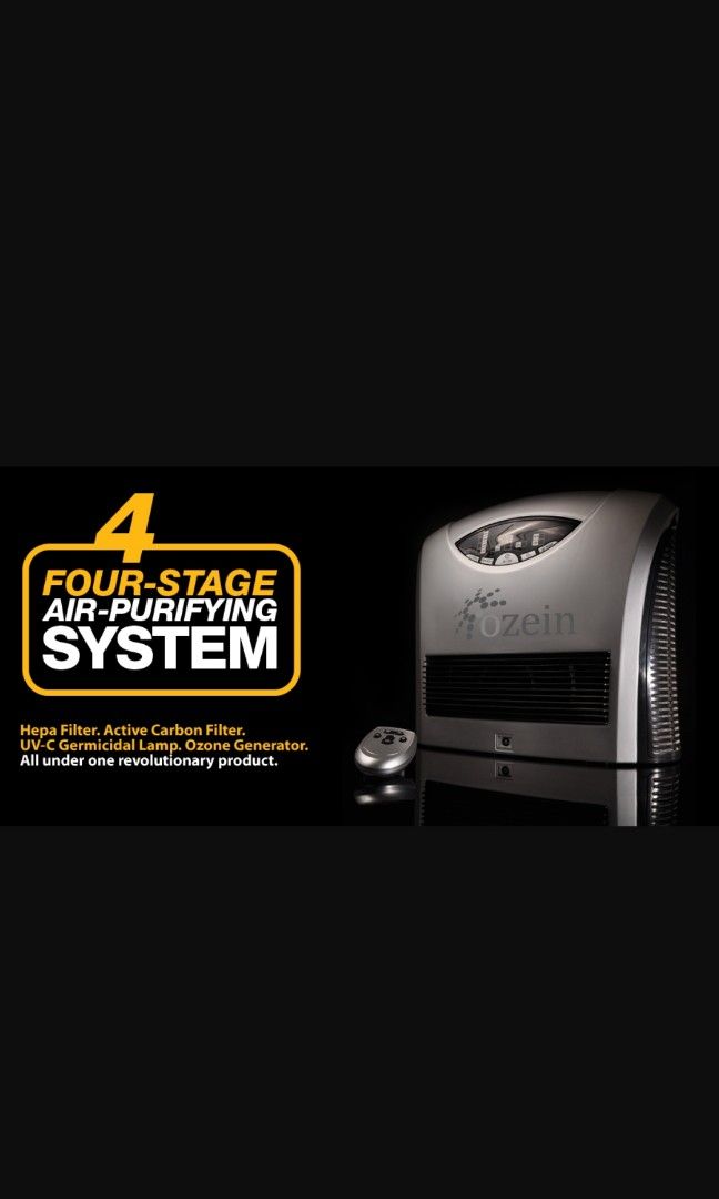 Promo Sale Ozein! Ozonate with Ozein 4-Stage Air Purifier, Water and ...