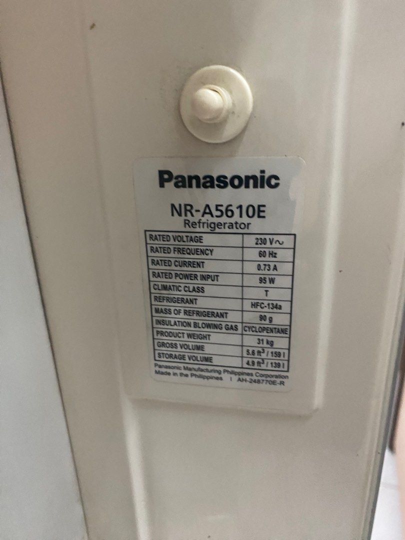 Panasonic Ref, TV & Home Appliances, Kitchen Appliances, Refrigerators ...