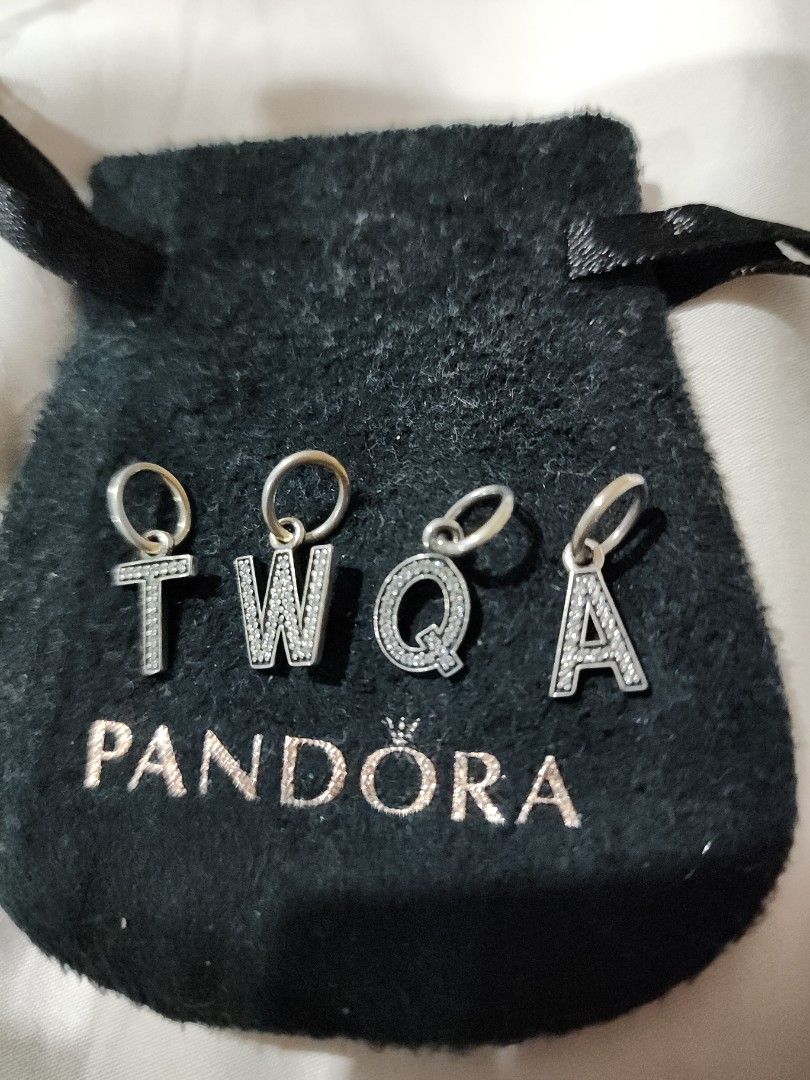 Pandora Alphabet, Women's Fashion, Jewelry & Organisers, Charms on ...