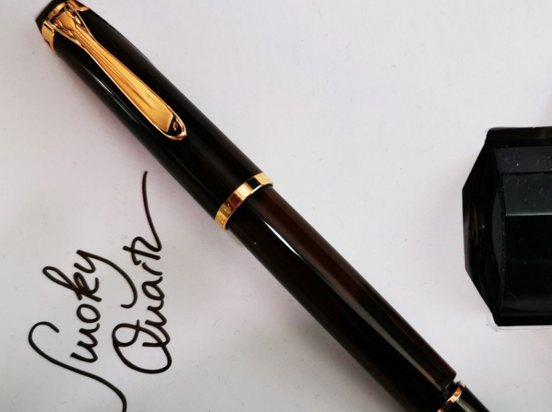 Pelican Classic M200 fountain pen smoky quartz, Hobbies & Toys ...