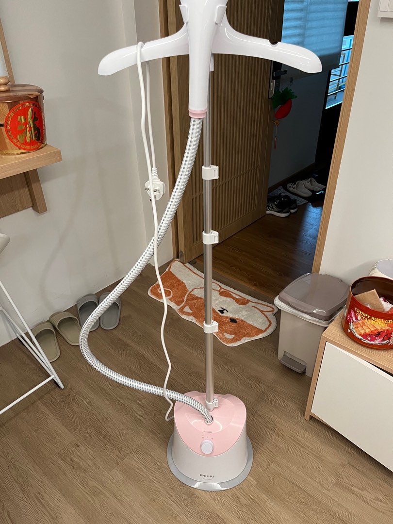 PHILIPS Easy Touch Stand Garment Steamer Pastel Pink - GC484/46, TV ...