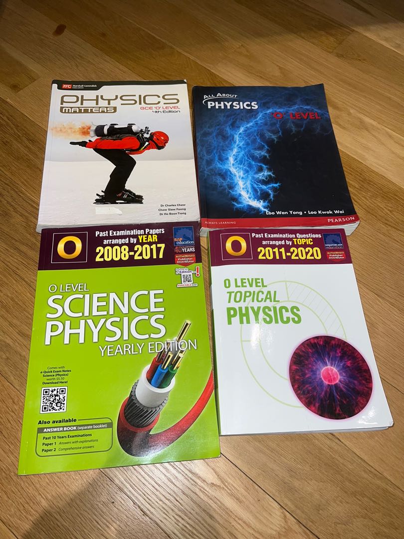 Physics O levels textbook and workbook, Hobbies & Toys, Books ...