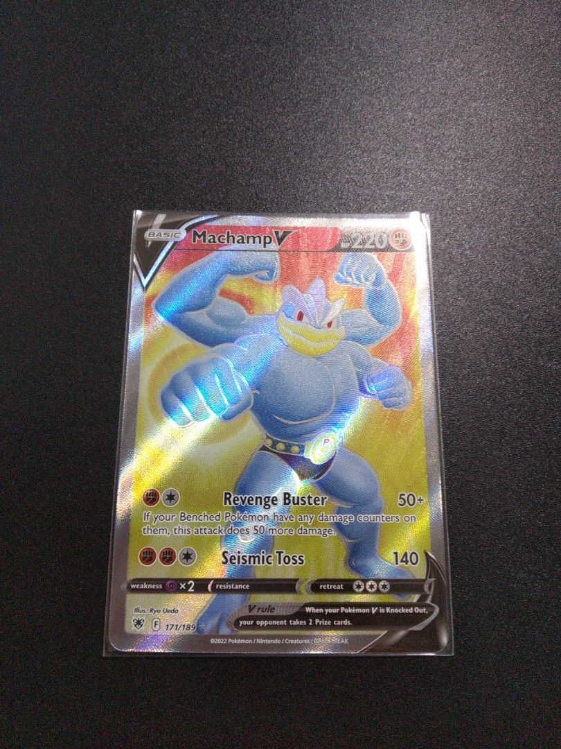 Pokemon TCG Machamp V Full Art Ultra Rare - SS10 Astral Radiance ...