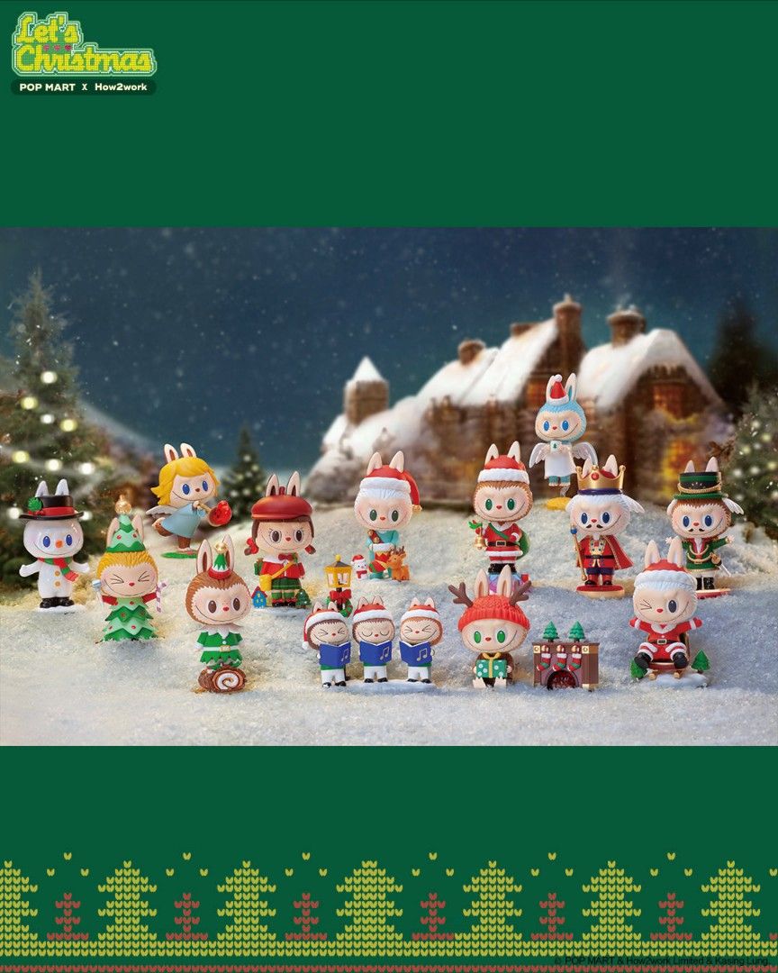 [POPMART BRAND NEW XMAS SERIES] POPMART THE MONSTERS LABUBU LET'S ...