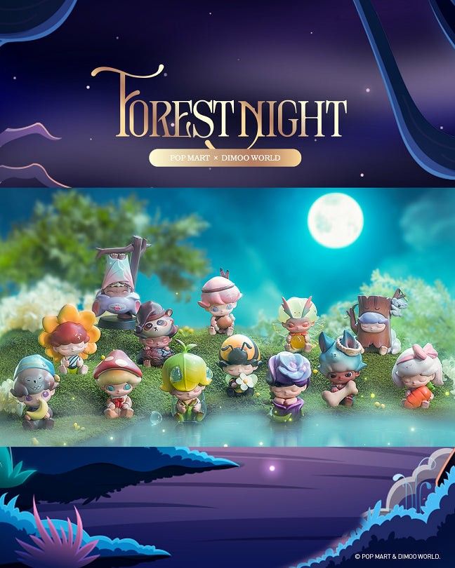 [POPMART] POPMART DIMOO FOREST NIGHT SERIES FULLSET AND INDIVIDUAL ...