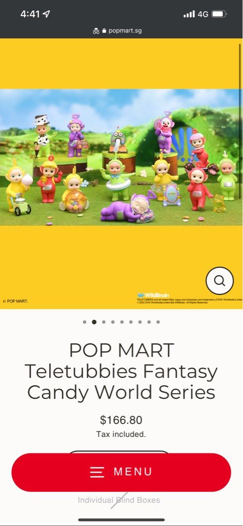Popmart Teletubbies Fantasy Candy World, Hobbies & Toys, Toys & Games ...