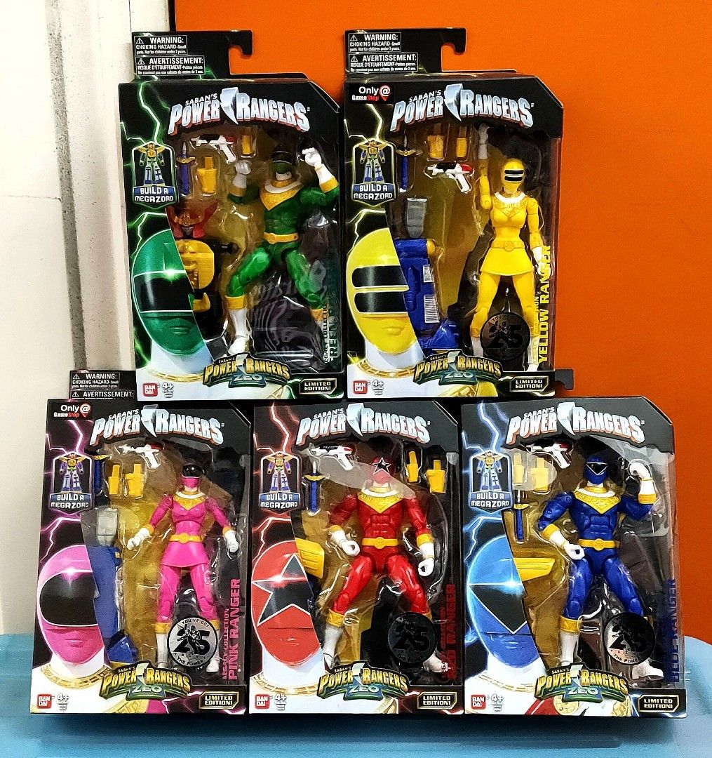 Power Rangers Legacy Collection Zeo Rangers Complete Set, Hobbies ...