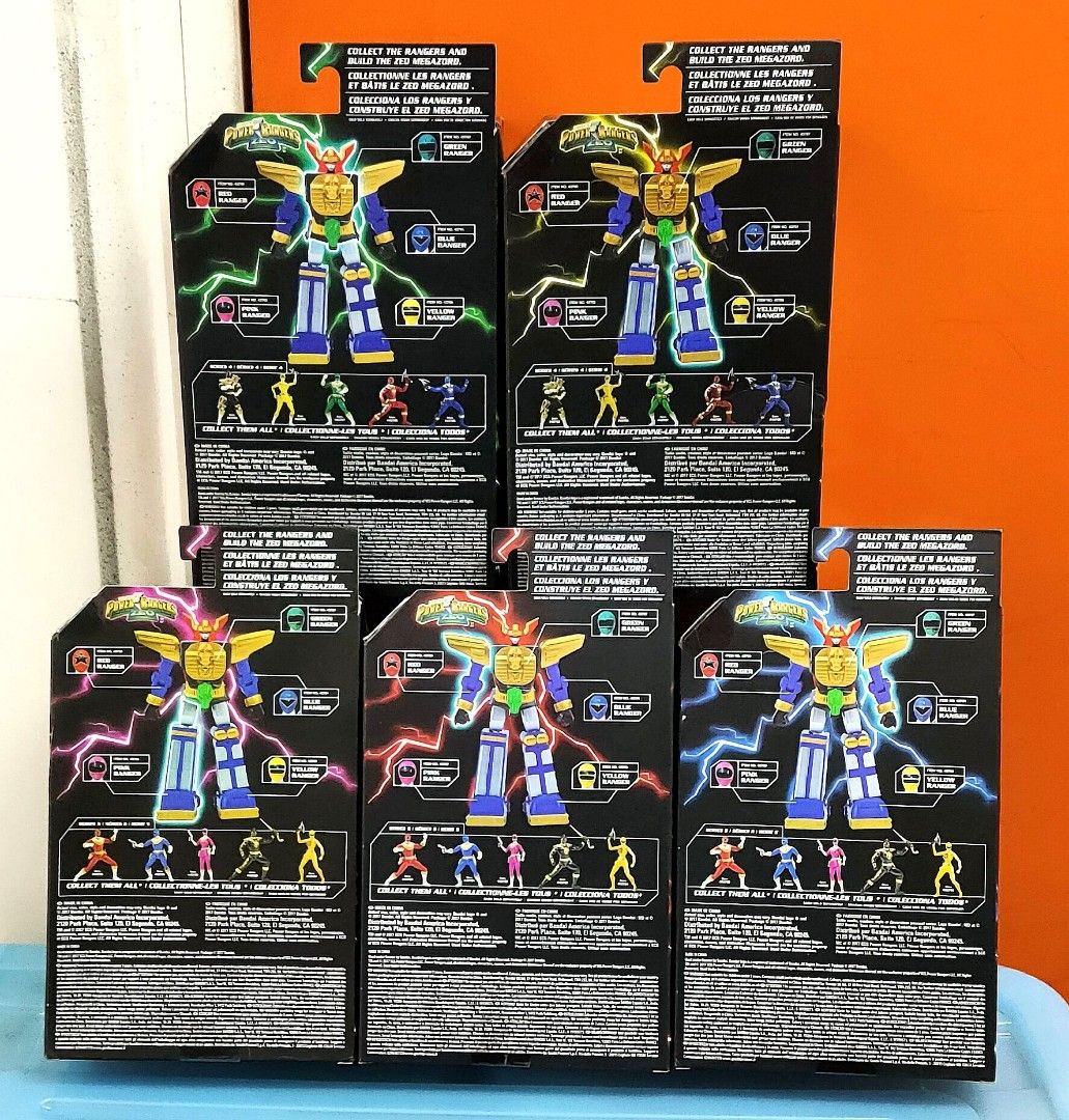Power Rangers Legacy Collection Zeo Rangers Complete Set, Hobbies ...