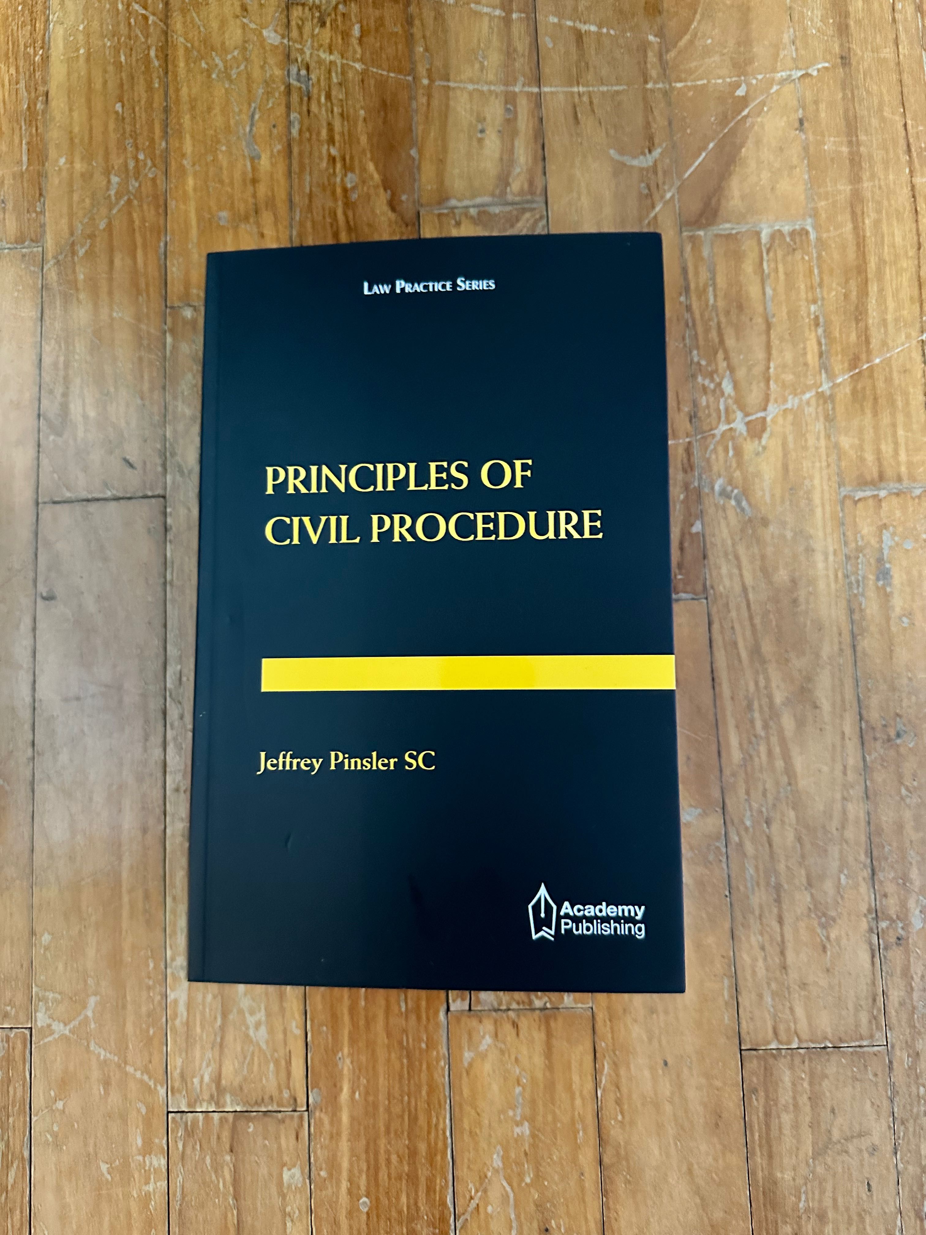 Principles of Civil Procedure, Hobbies & Toys, Books & Magazines ...