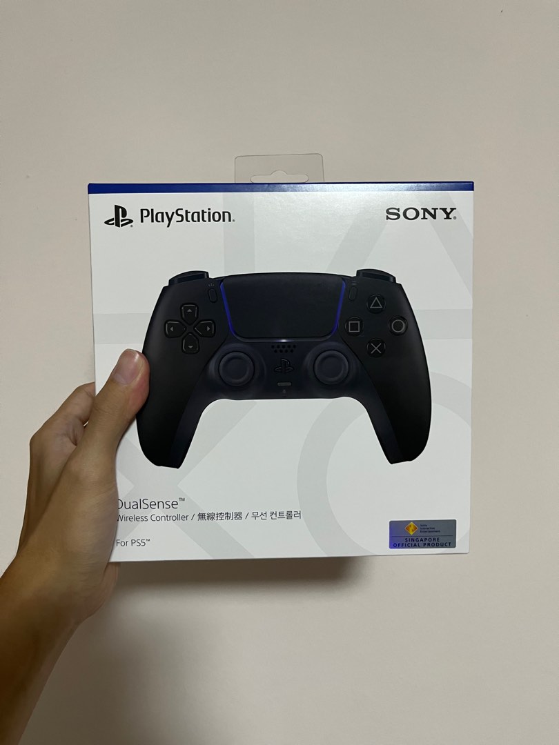 PS5 Midnight Black Dualsense Controller (SG Local Set), Video Gaming ...