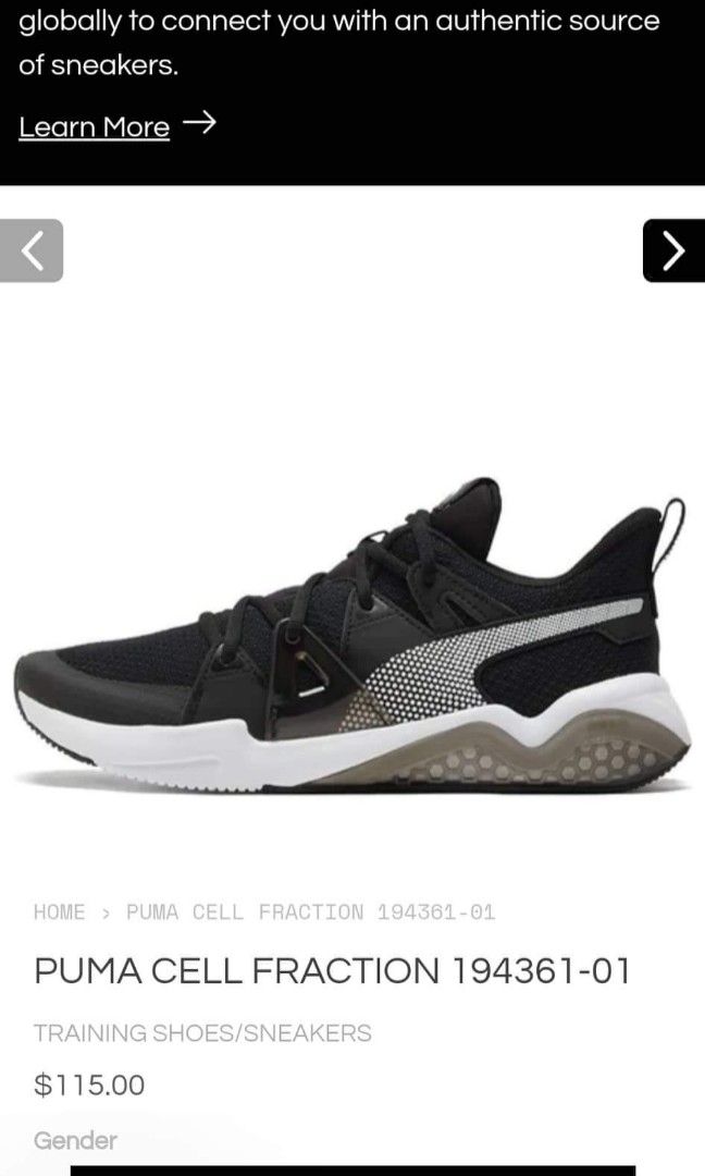 Puma Cell Fraction, Men's Fashion, Footwear, Sneakers on Carousell