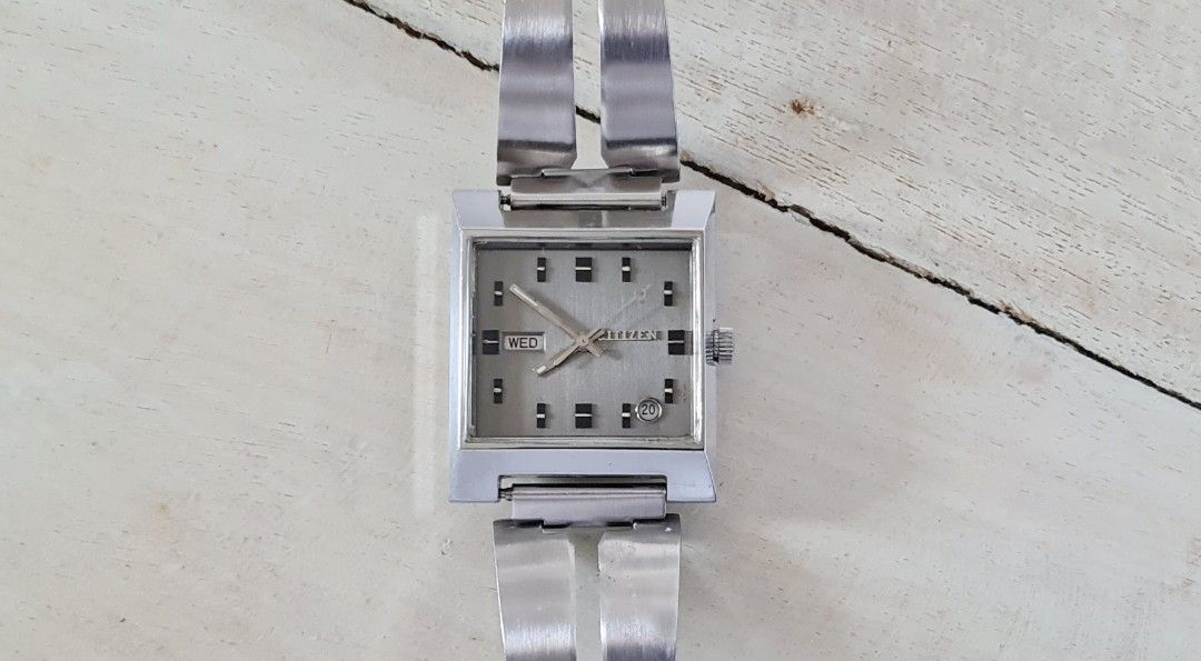 Rare 1960's Citizen Square Custom 27 Jewel Automatic Vintage Watch ...