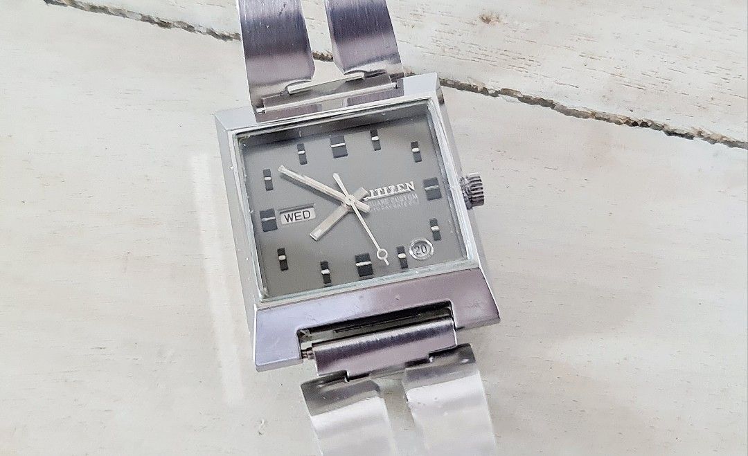 Rare 1960's Citizen Square Custom 27 Jewel Automatic Vintage Watch ...