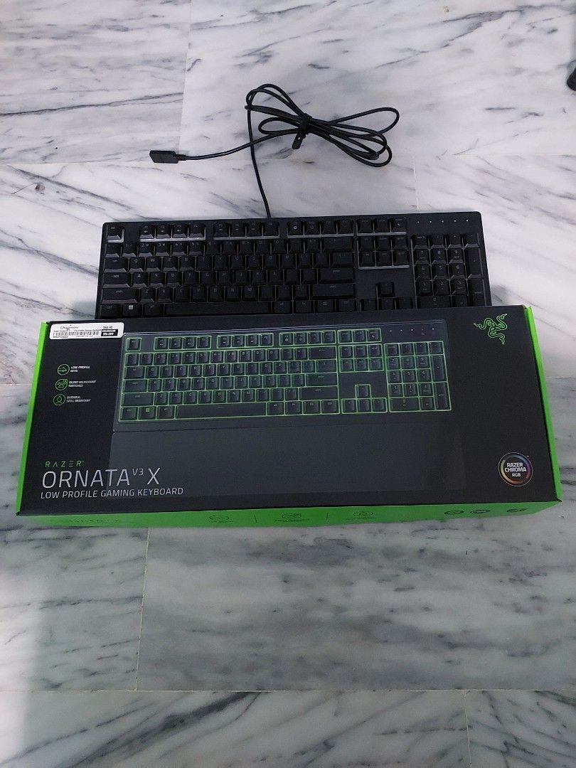 Razer Ornata V3X Membrane Gaming Keyboard, Computers & Tech, Parts ...