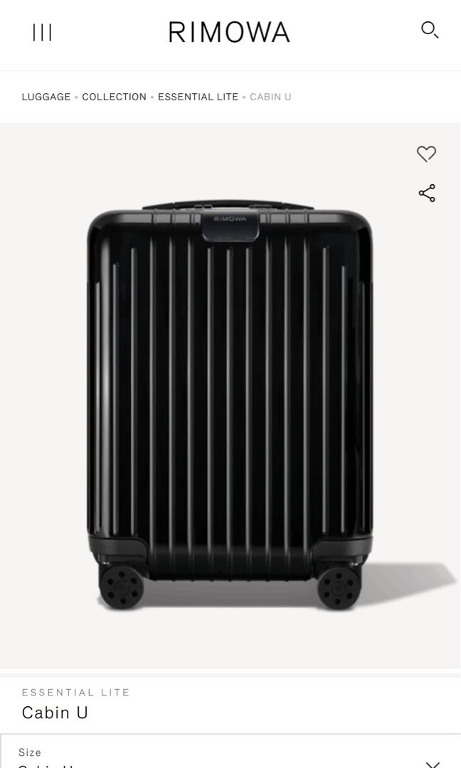 Rimowa Cabin, Luxury, Bags & Wallets on Carousell