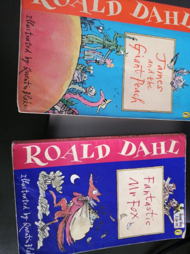 Roald Dahl fantastic Mr fox and James giant peach, Hobbies & Toys ...