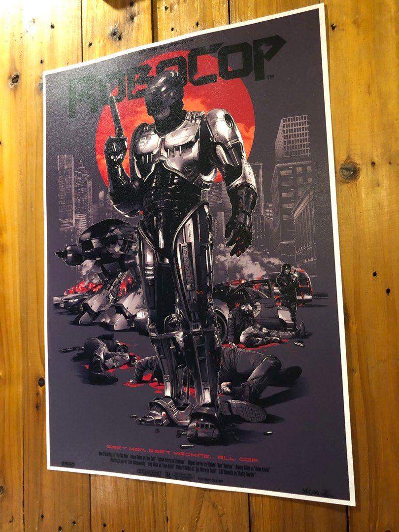Robocop Retro Vintage Classic Movie Cartoon Poster, Hobbies & Toys ...