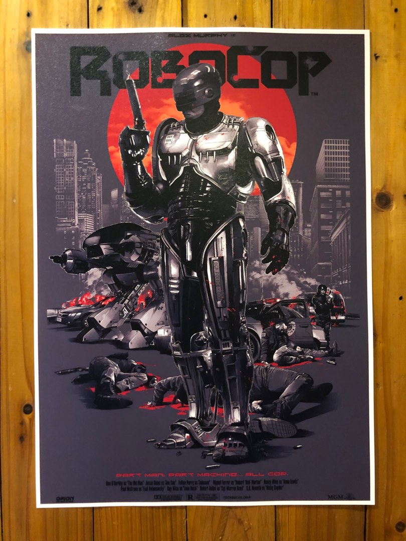 Robocop Retro Vintage Classic Movie Cartoon Poster, Hobbies & Toys ...