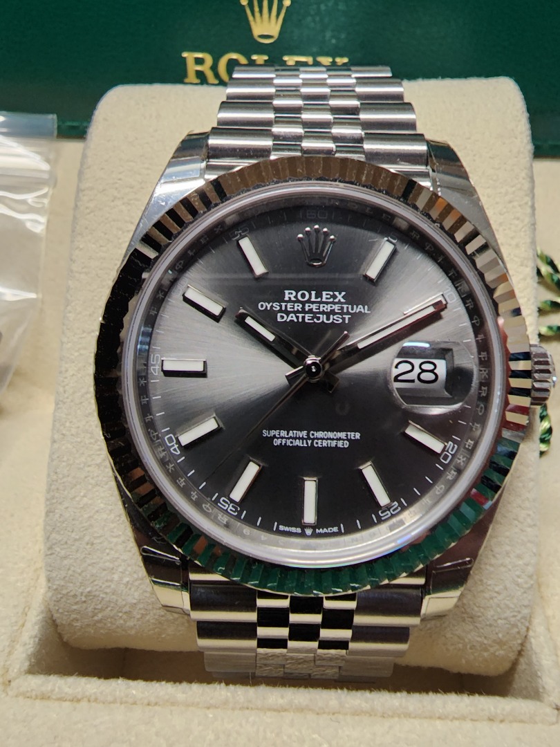 Rolex Datejust 41 Slate Dial, Luxury, Watches on Carousell