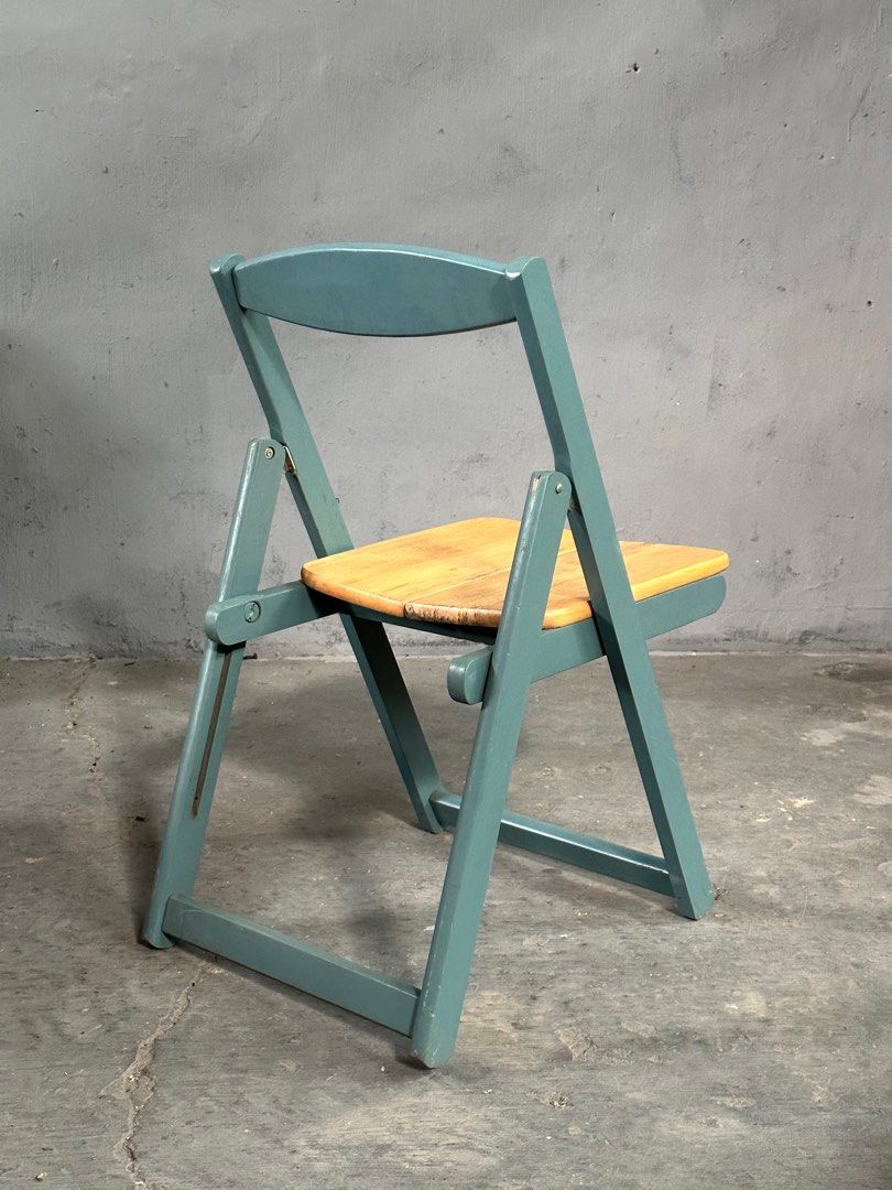 Rustic Wooden Folding Chair, Furniture & Home Living, Furniture, Chairs ...