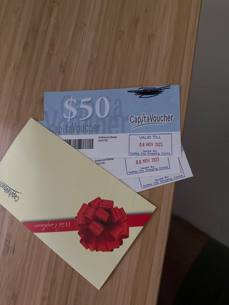 Capita voucher, Tickets & Vouchers, Vouchers on Carousell