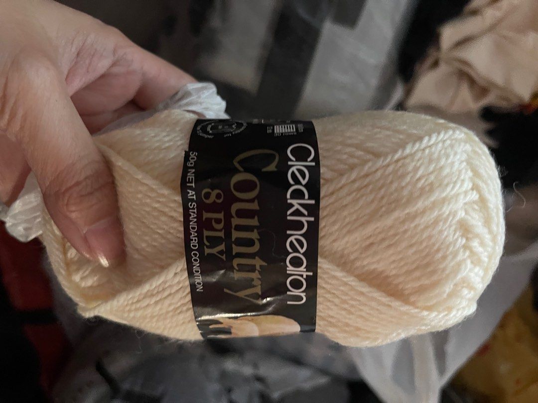 SALE Cleckheaton yarn wool 5balls, Hobbies & Toys, Stationery & Craft ...