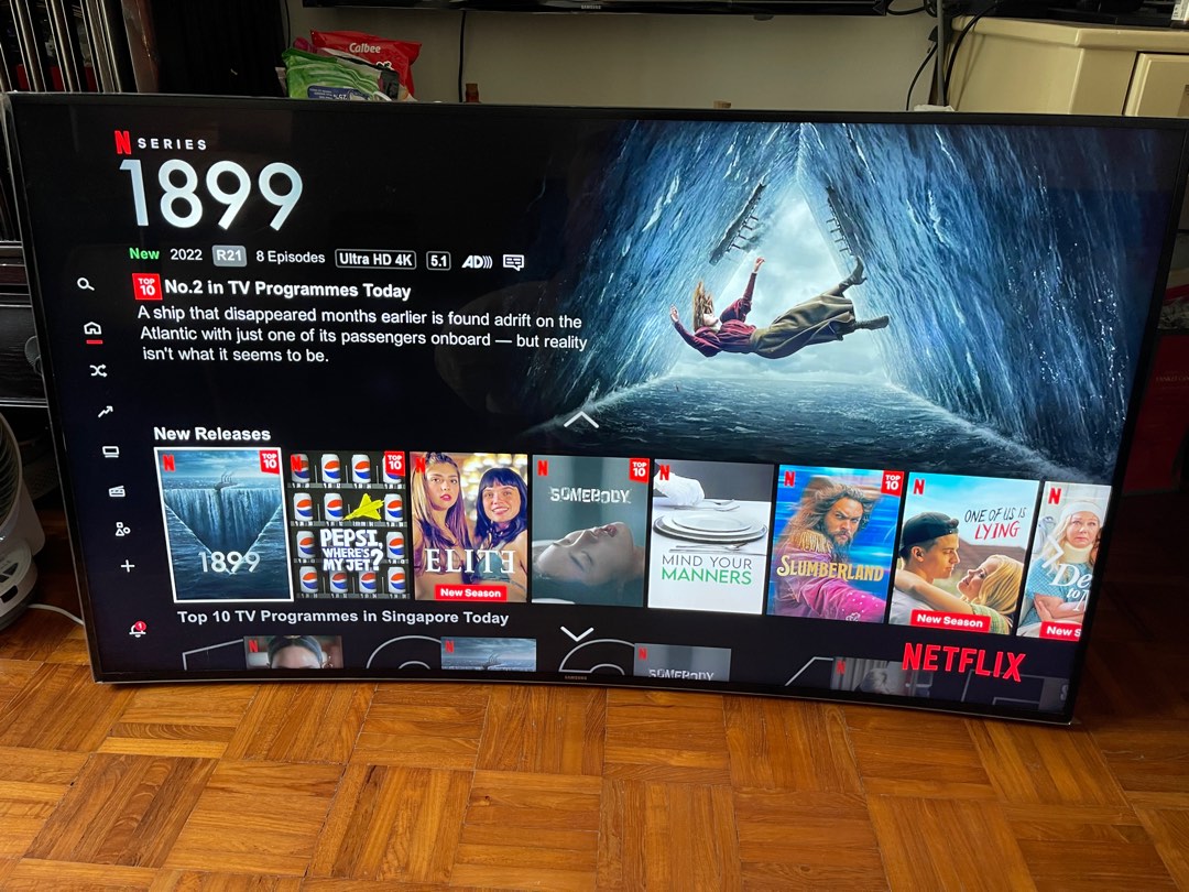 Samsung curve tv 55 inch, TV & Home Appliances, TV & Entertainment, TV ...