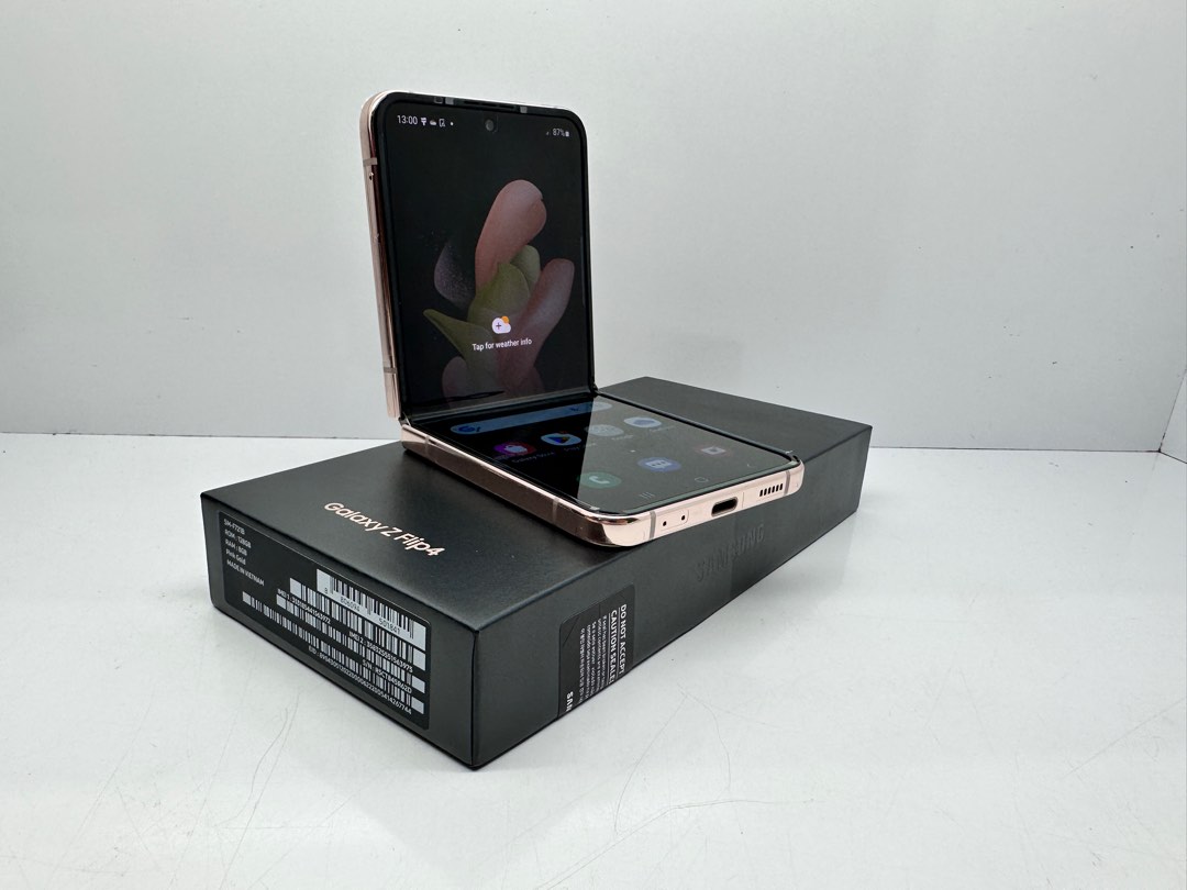 Samsung Galaxy Z Flip 4 128gb Pink Gold, Mobile Phones & Gadgets ...