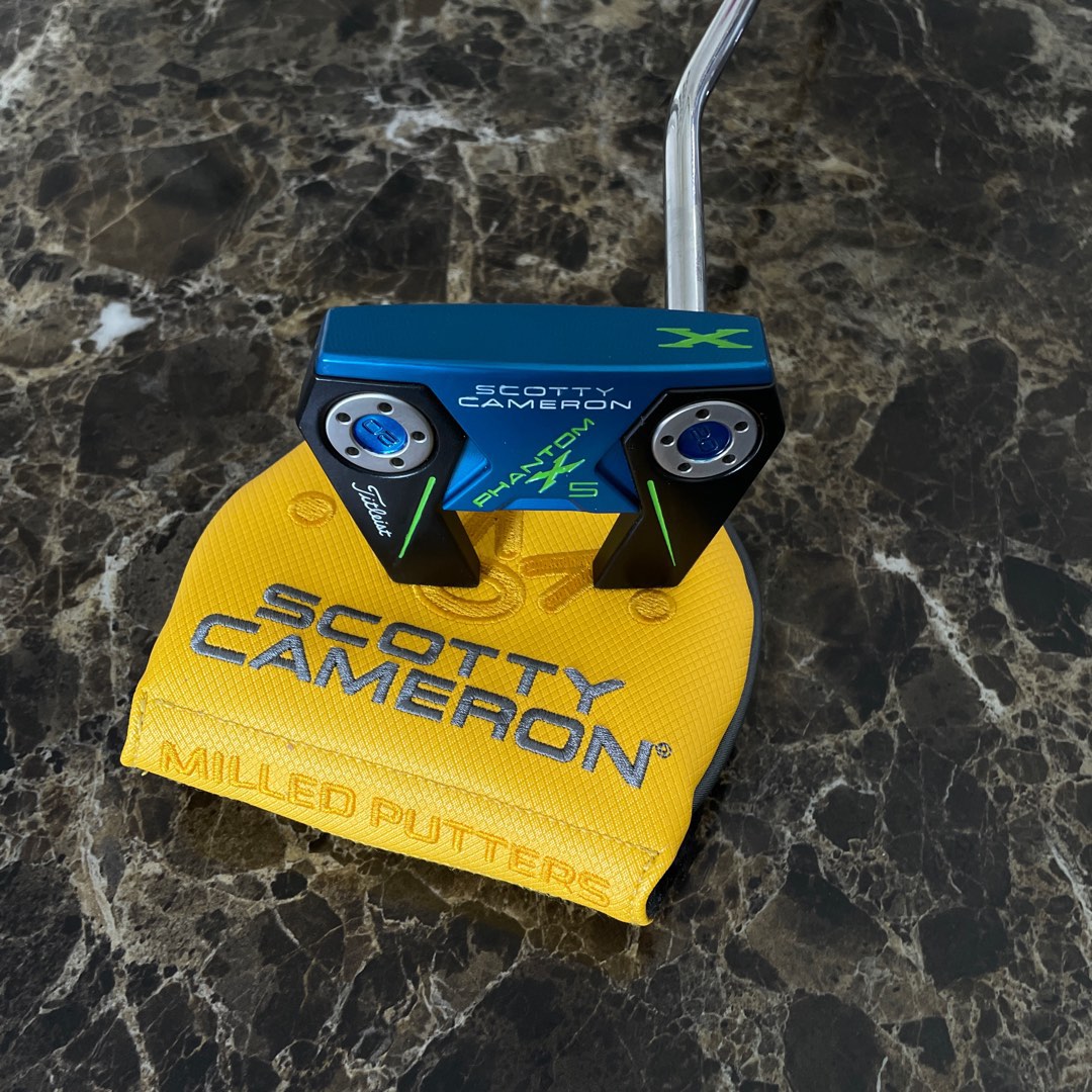 Scotty Cameron Phantom X 5 putter custom to blue and black, Sports ...
