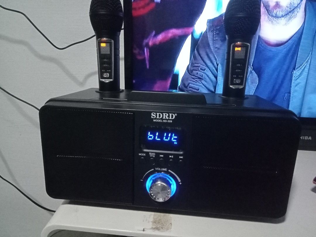 SDRD Karaoke Speaker, Audio, Microphones on Carousell