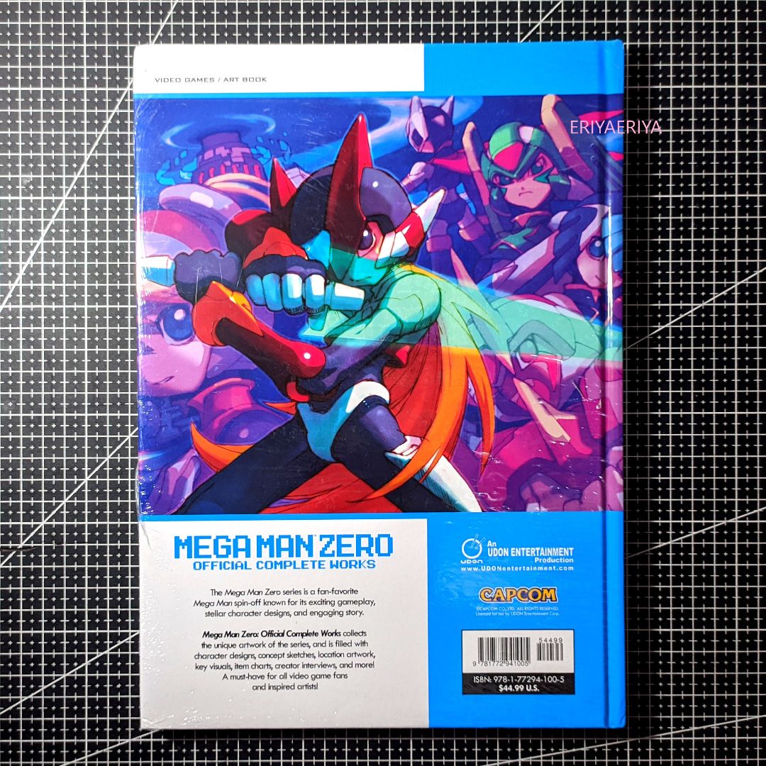 Sealed Mega Man Zero: Official Complete Works (Hardcover) Art book ...