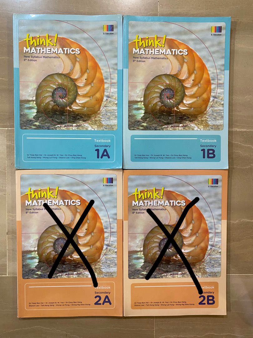 Secondary 1 and 2 math textbooks, Hobbies & Toys, Books & Magazines ...