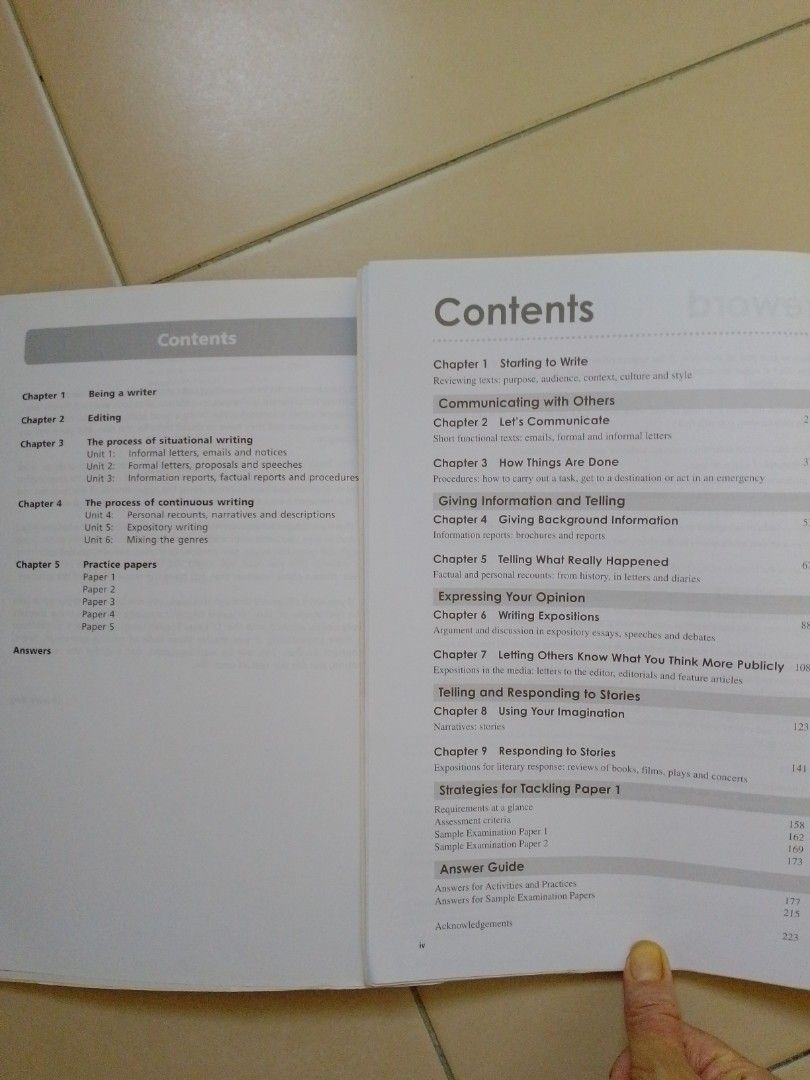 Secondary English guidebooks for writing (paper 1), Hobbies & Toys ...