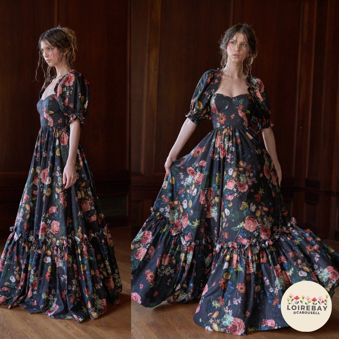 Selkie Ritz Gown in Black nightcap, Women's Fashion, Dresses & Sets ...