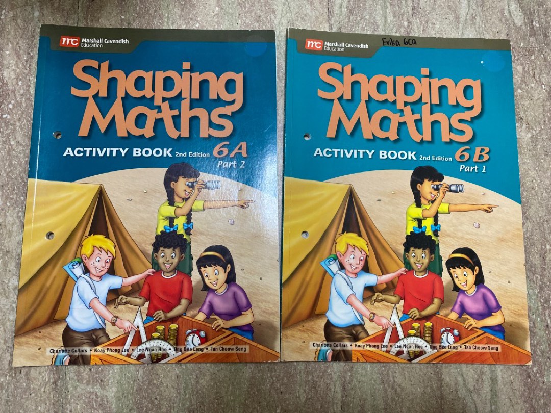 Shaping Maths -6A Part 1 n 2 and 6B Part 1 n 2, Hobbies & Toys, Books ...