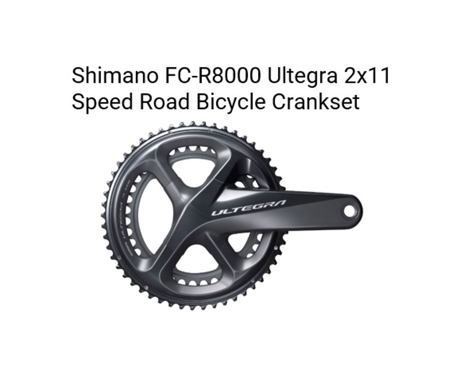 Shimano FC-R8000 Ultegra 2x11 Speed Road Bike Bicycle Crankset, Sports Equipment, Bicycles ...