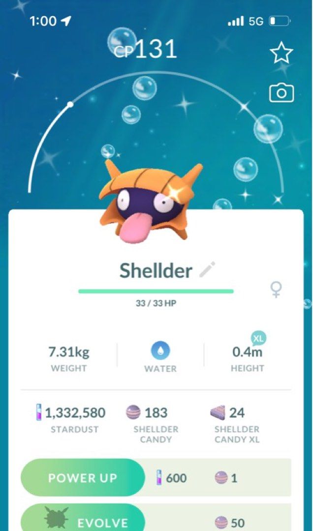 Shiny shellder pokemon go, Video Gaming, Gaming Accessories, In-Game ...