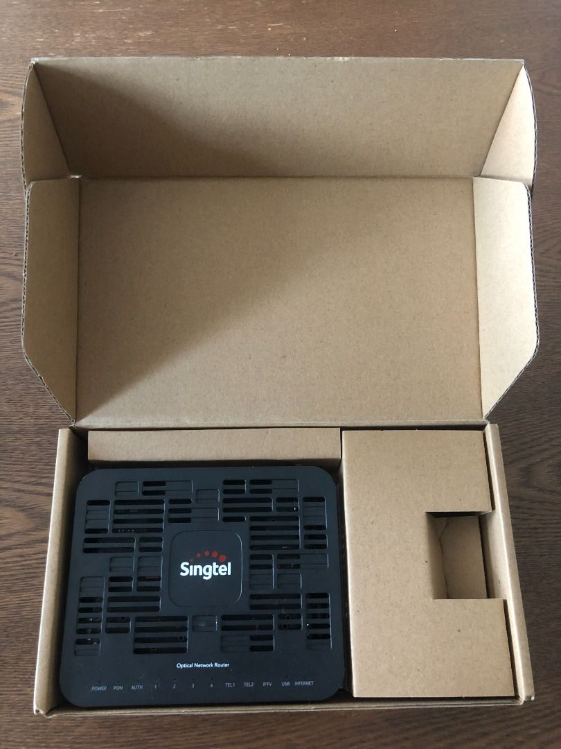 Singtel Optical Network Terminal + Mesh Router, Computers & Tech, Parts ...