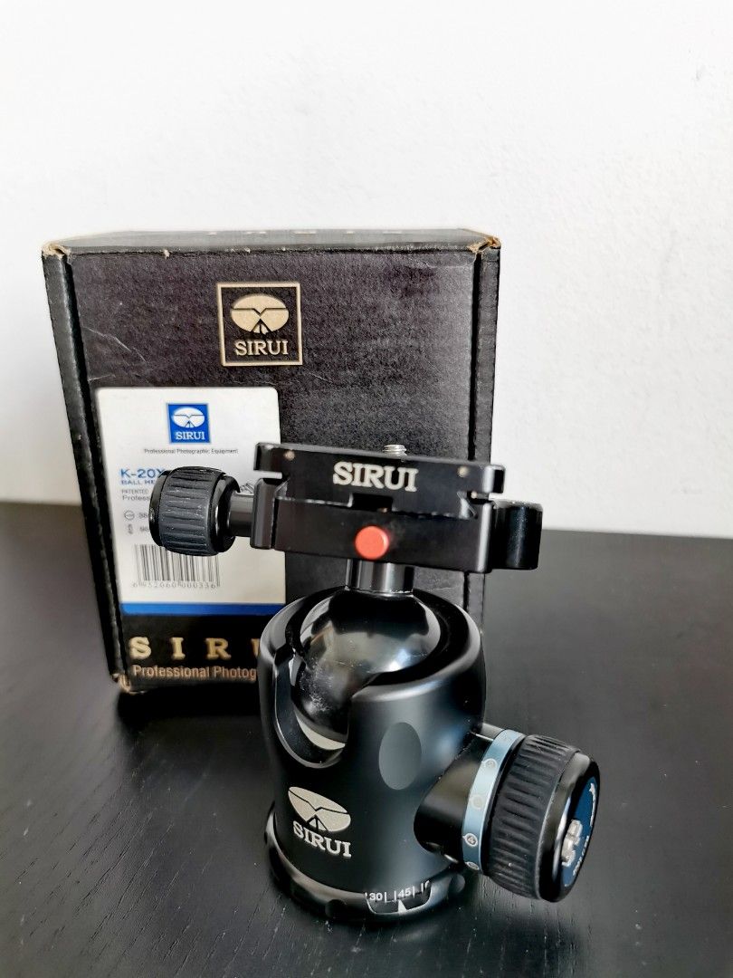 Sirui K-20X Ball Head bag & box included, Photography, Photography Accessories, Tripods ...