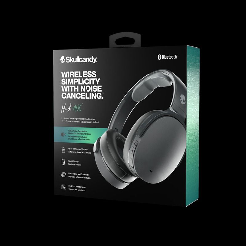 Skullcandy Hesh ANC Bluetooth Headphones Black S6HHW-N740, Audio ...