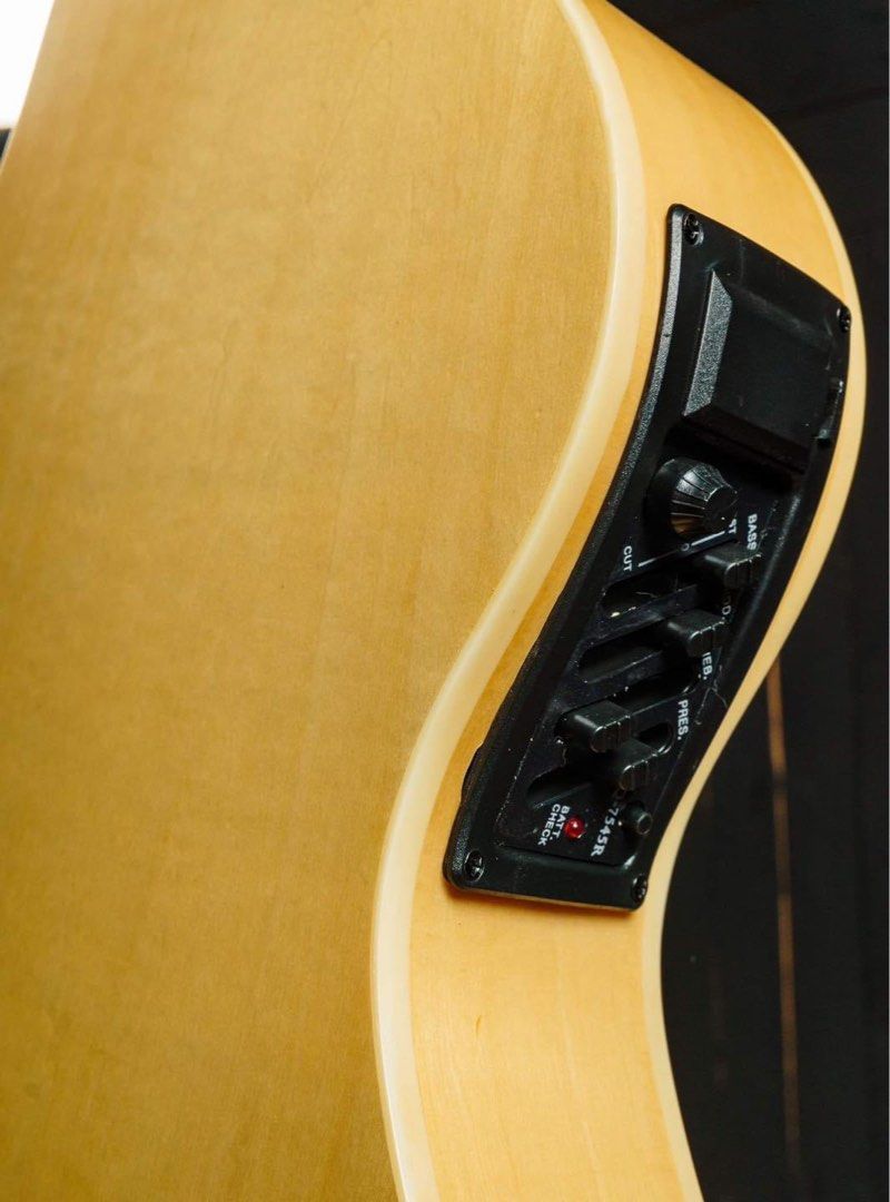 Slick Sparrow 40inches Acoustic Guitar w/ Built-in 4 way Equalizer Slim ...