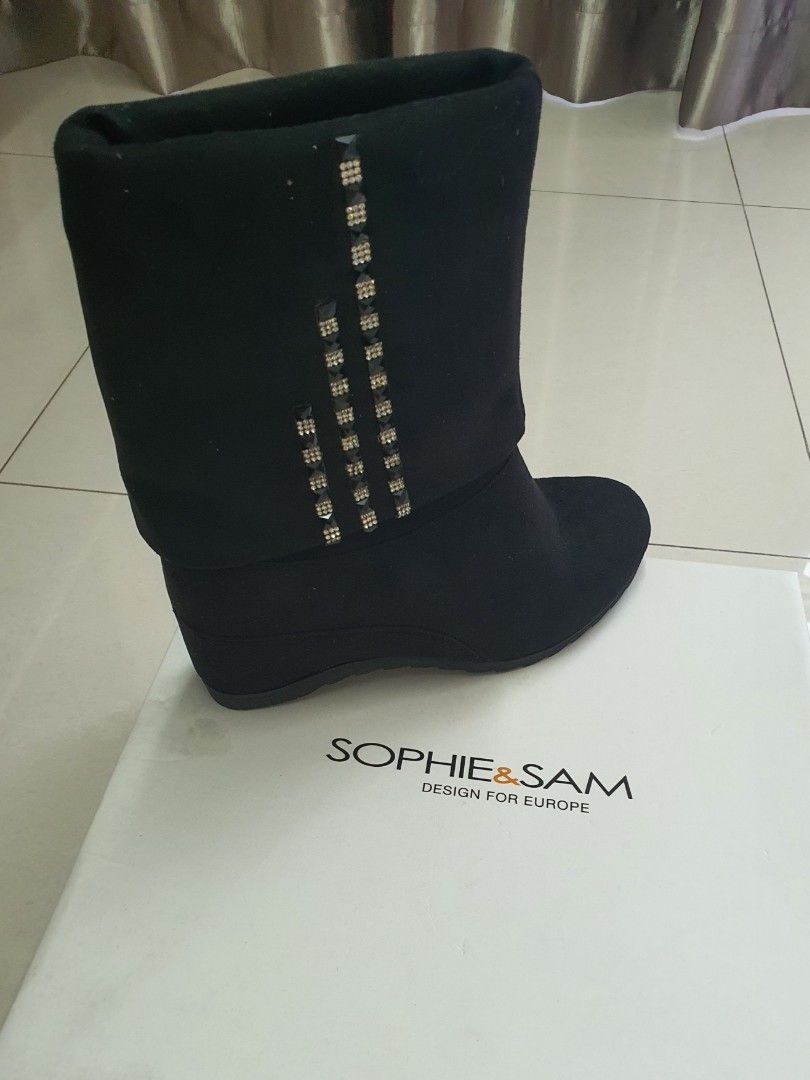 Sophie & Sam Boots, Women's Fashion, Footwear, Boots on Carousell