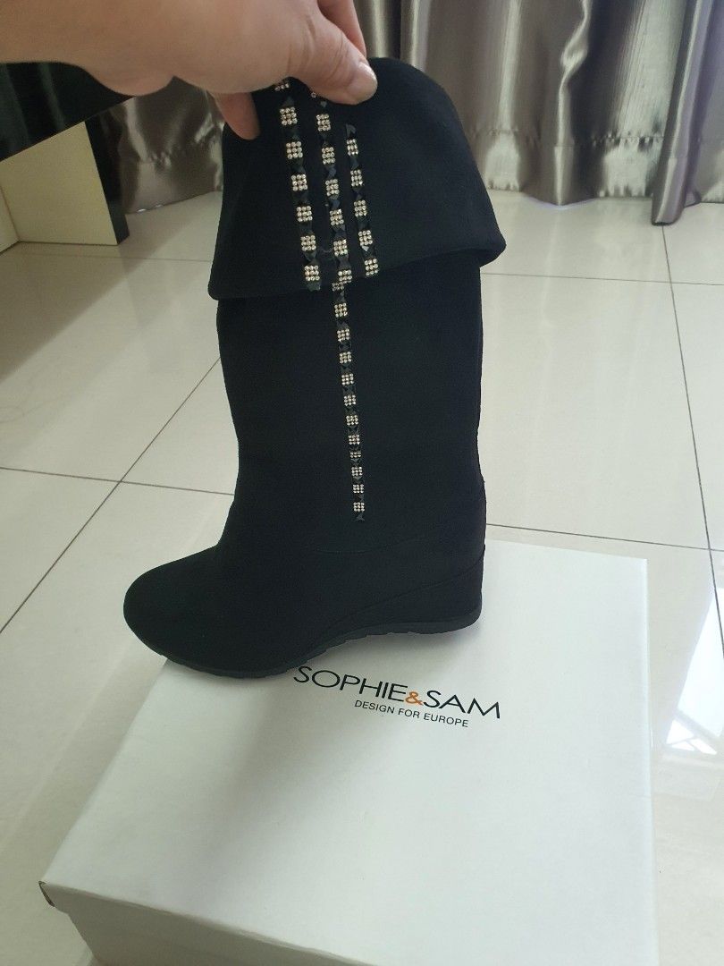 Sophie & Sam Boots, Women's Fashion, Footwear, Boots on Carousell