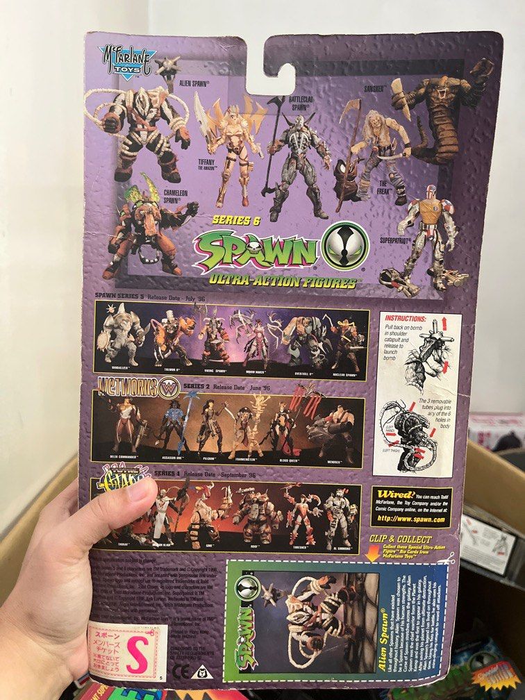 SPAWN ALIEN SPAWN Ultra Action Figures Collectible Vintage toy, Hobbies ...