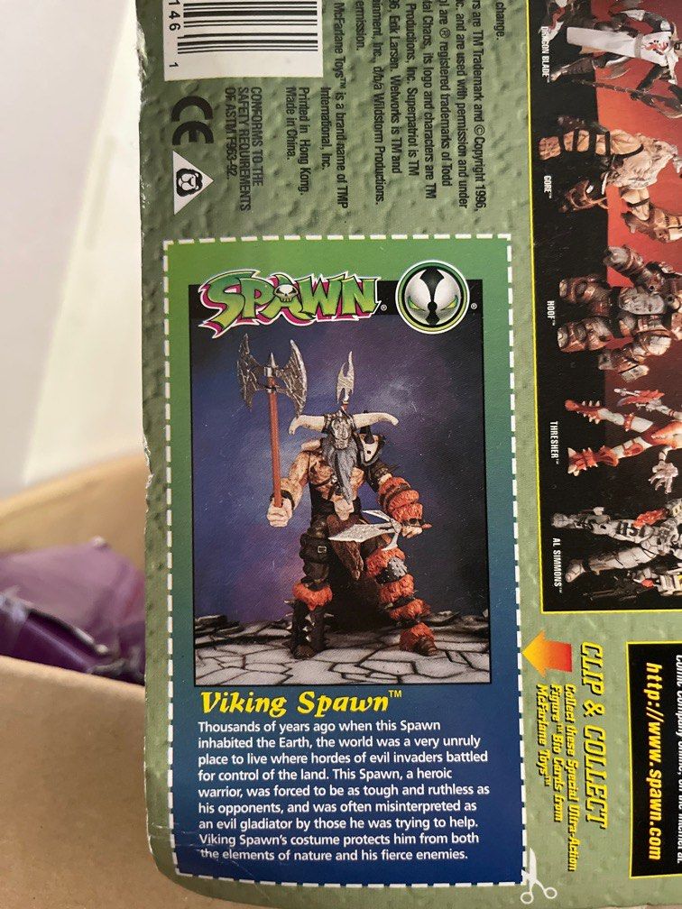 Spawn Ultra Action Figures Viking Spawn Series 5 Vintage Toy Collectible, Hobbies & Toys, Toys ...