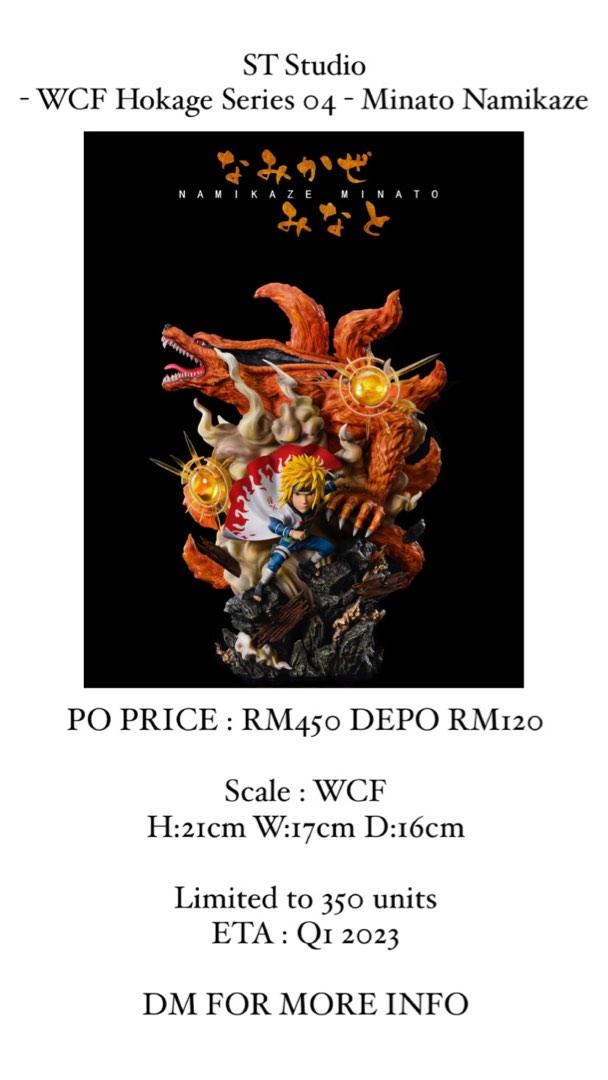 ST Studio - WCF Hokage Series 04 - Minato Namikaze, Hobbies & Toys ...