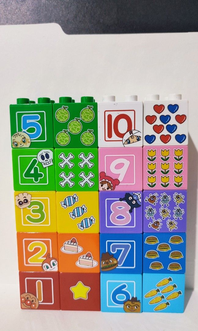 STACK UP BLOCKS-NUMBERS & CHARACTERS, Hobbies & Toys, Toys & Games on ...
