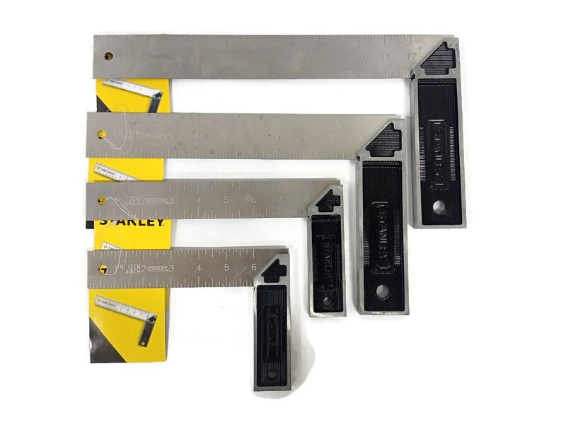 Stanley Try Square 6, 8, 10 & 12 inches, Furniture & Home Living, Home ...