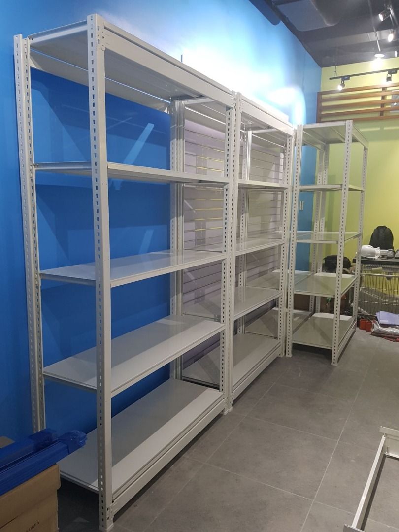 steel shelves filling racks standee, Furniture & Home Living, Furniture ...